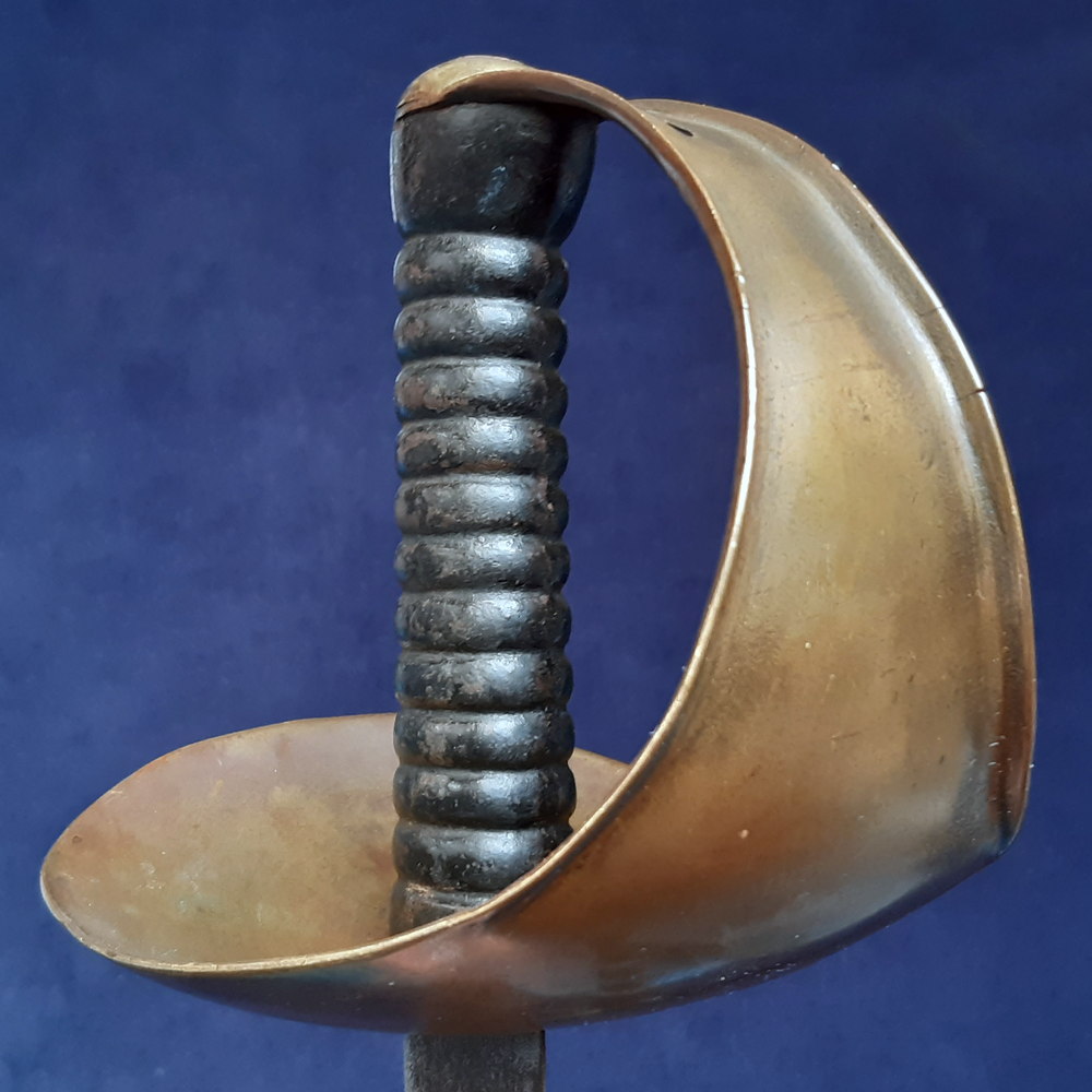 British Swords: British 1845 Pattern Naval Cutlass with Brass Hilt