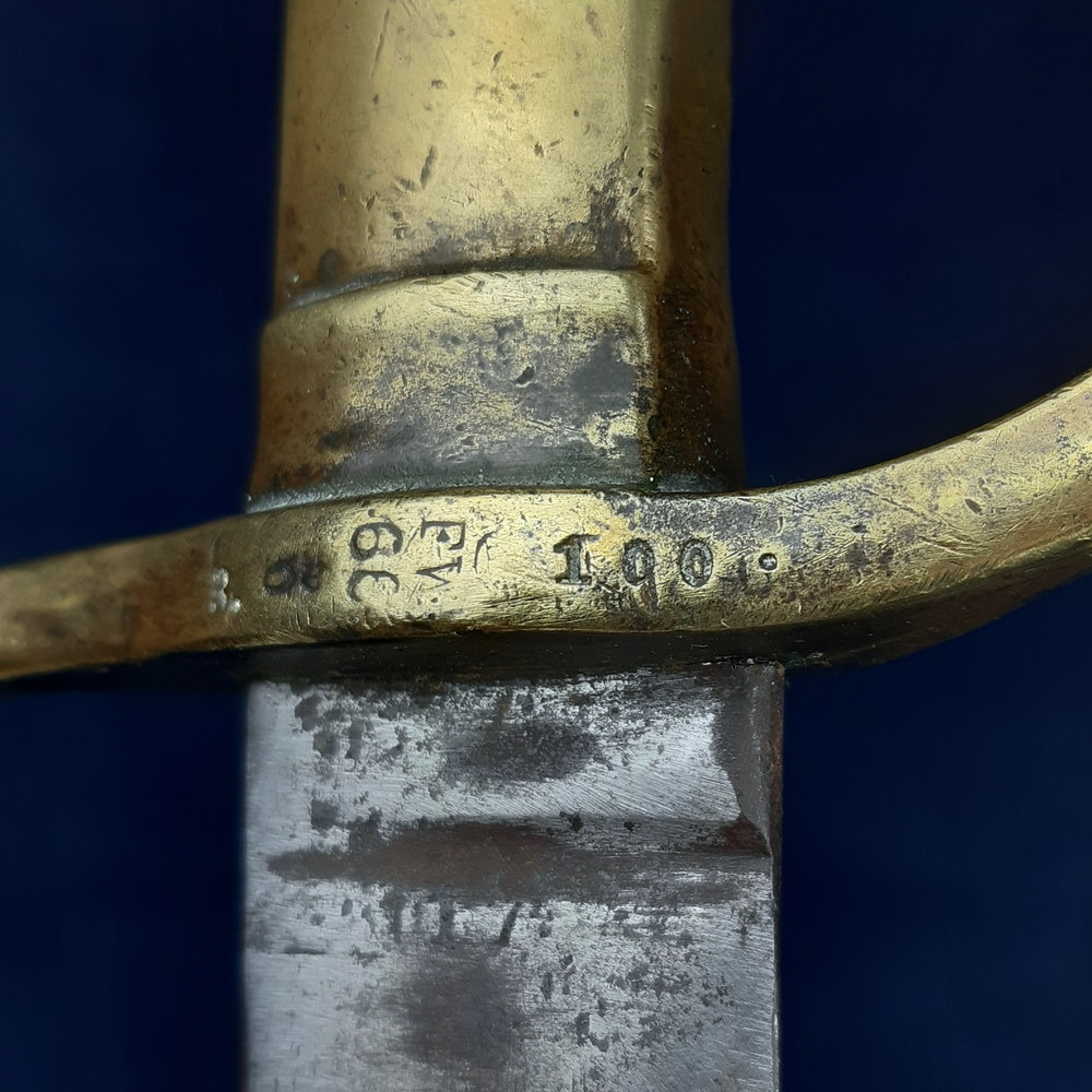 German Arms: German M1864 Faschinenmesser, Dated 1866