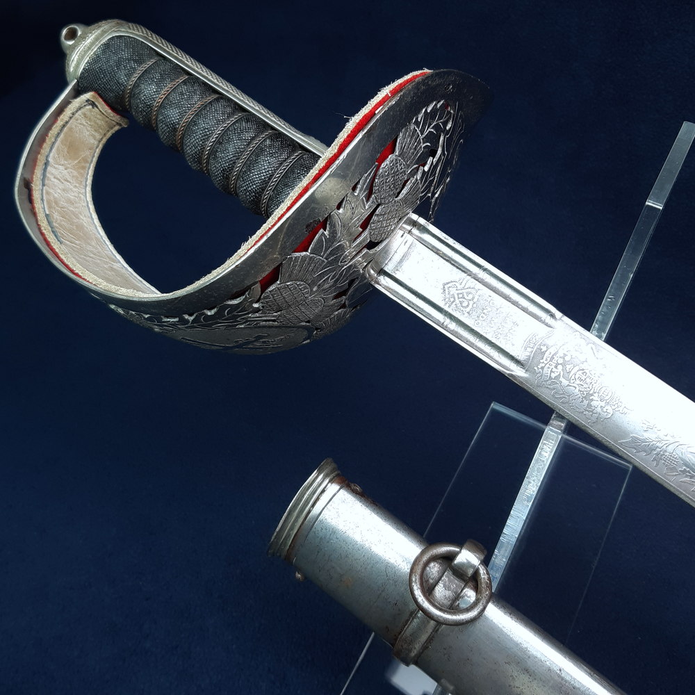British Swords: Scottish WW1 Field Officer's Broadsword of Brig. Gen ...