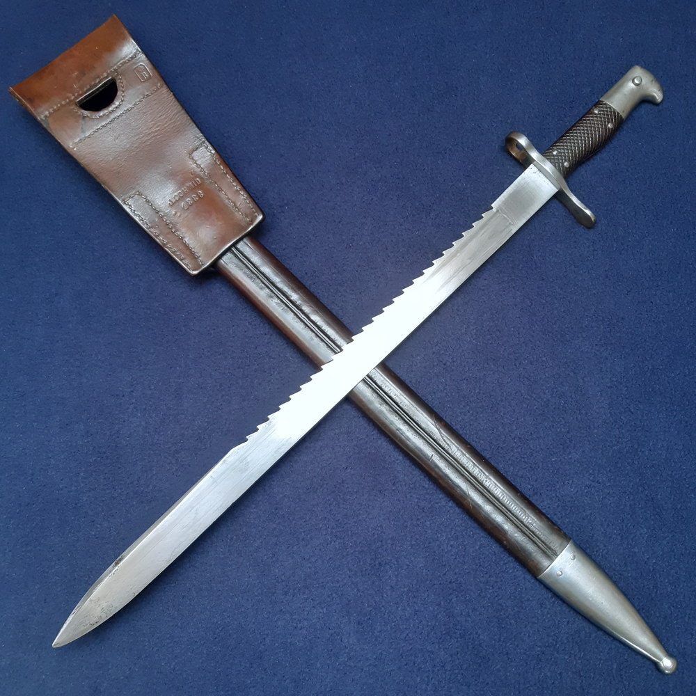Rest of the World: Swiss M1878 Vetterli Sawback Bayonet
