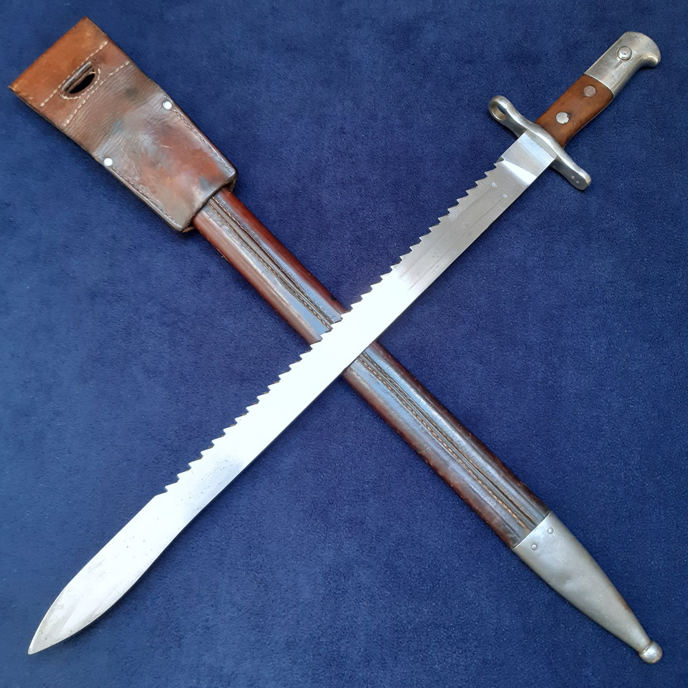 Rest of the World: Swiss M1914 Schmidt-Rubin Sawback Bayonet, Early ...